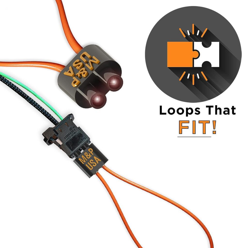 M&P USA Universal Fiber Optic Loop Bypass Loop Adapter Compatible With ...